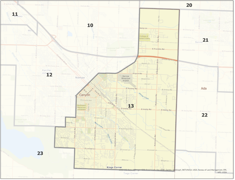 Legislative Districts | Idaho Insider | Gem State Chronicle