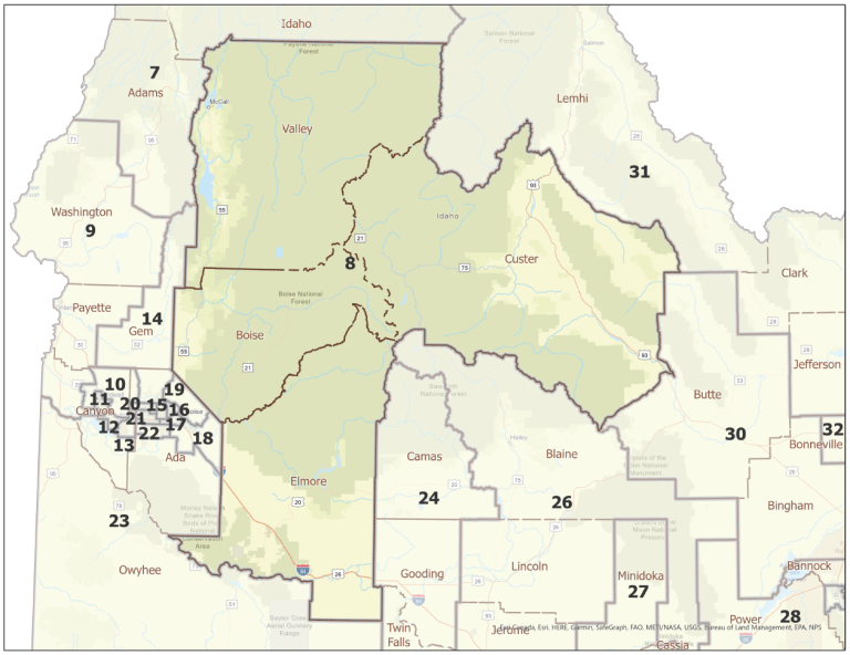 Legislative Districts | Idaho Insider | Gem State Chronicle